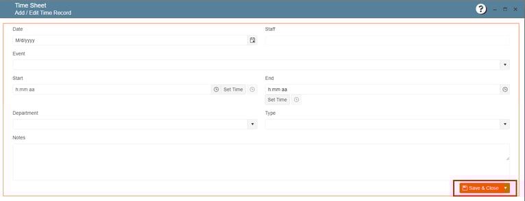 Time sheet Management